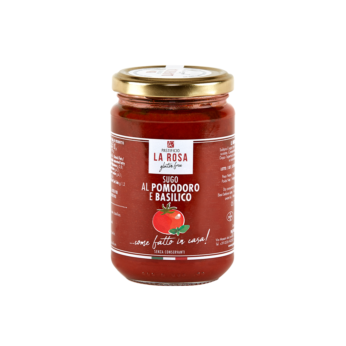 La Rosa Sugo al pomodoro ja basilico – Eiring